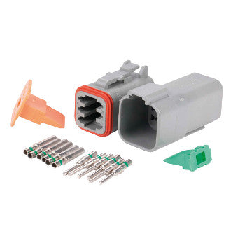 Roadpower DT Type Connector 6 Way. Includes Plug Socket Terminals and ...